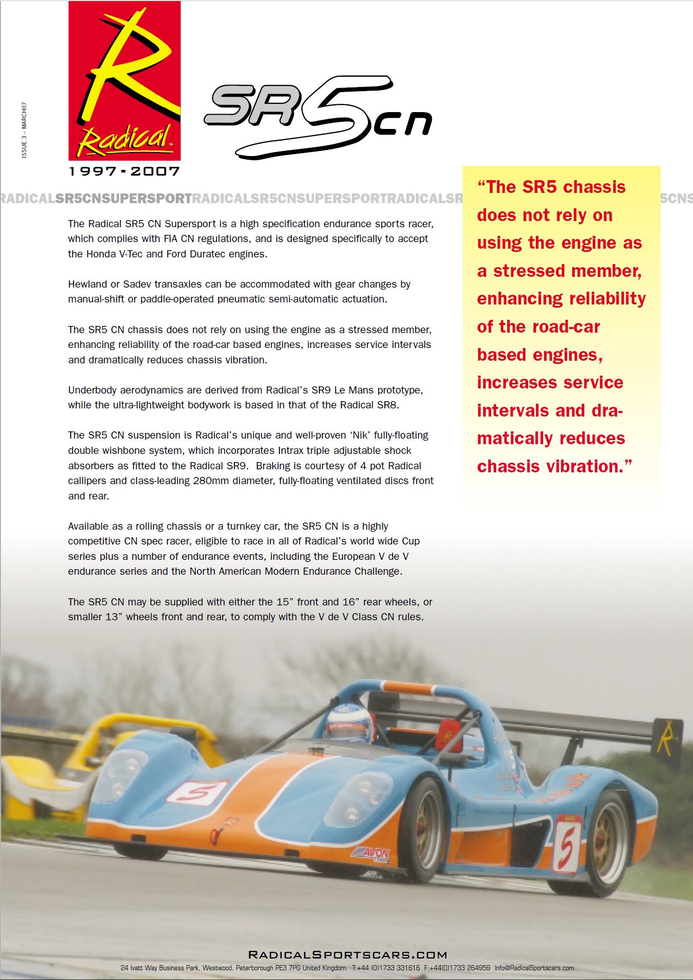 Radical Sales Brochure – Radical Sportscar Registry